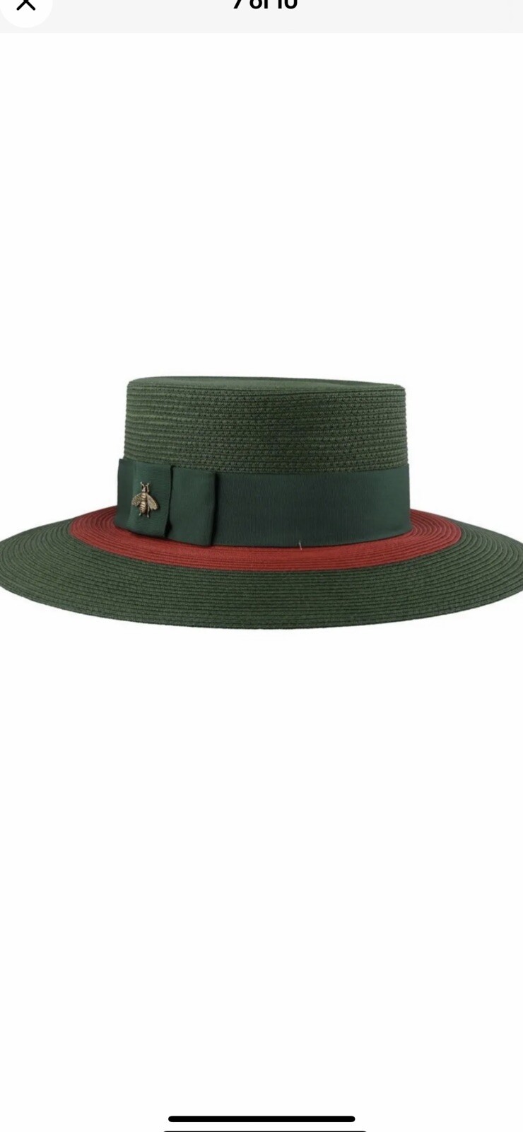 100% Authentic GUCCI Green Web Hat Size: S | eBay