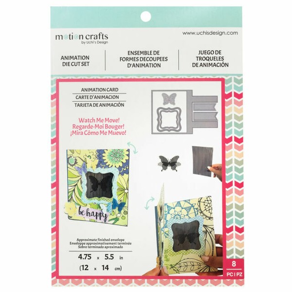 2 Motion Crafts Animation Card Die Cut & Stamp Set by Uchi's Design for ...