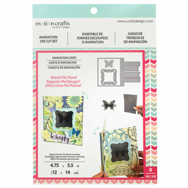 2 Motion Crafts Animation Card Die Cut & Stamp Set by Uchi's Design for ...