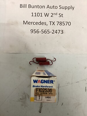 NOS WAGNER F102536 Line Drum Brake Adjusting Screw Spring | eBay