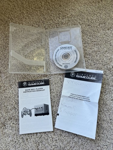 Nintendo GameCube Gameboy Player Start Up Disc With Case And Manual | eBay