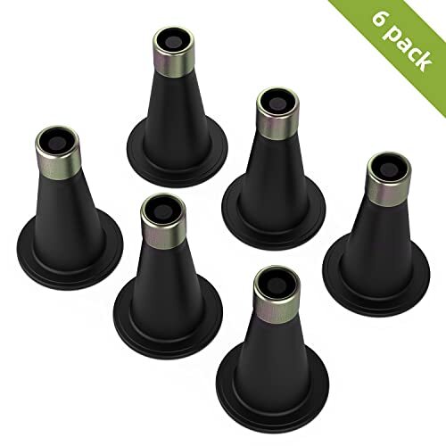 KOHOME 6Pcs Bed Frame Feet,Bed Frame Feet for Replace Wheels,Risers for ...