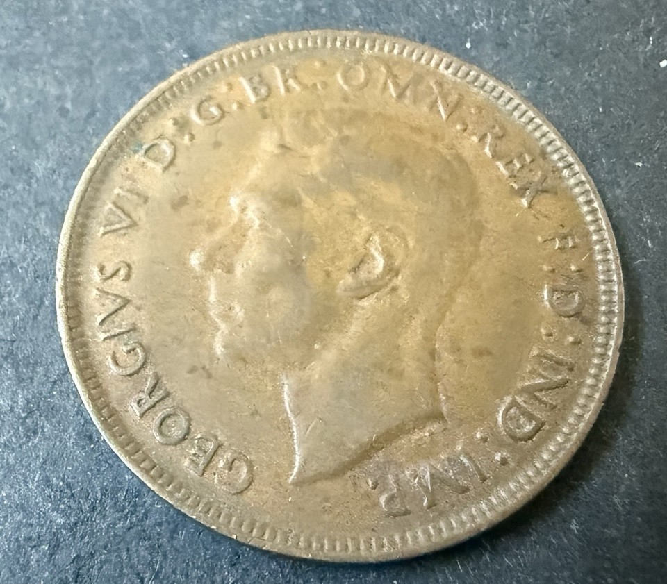 1948 Penny Dot Y Perth Mint Australian PreDecimal Coin Ungraded (Lot ...