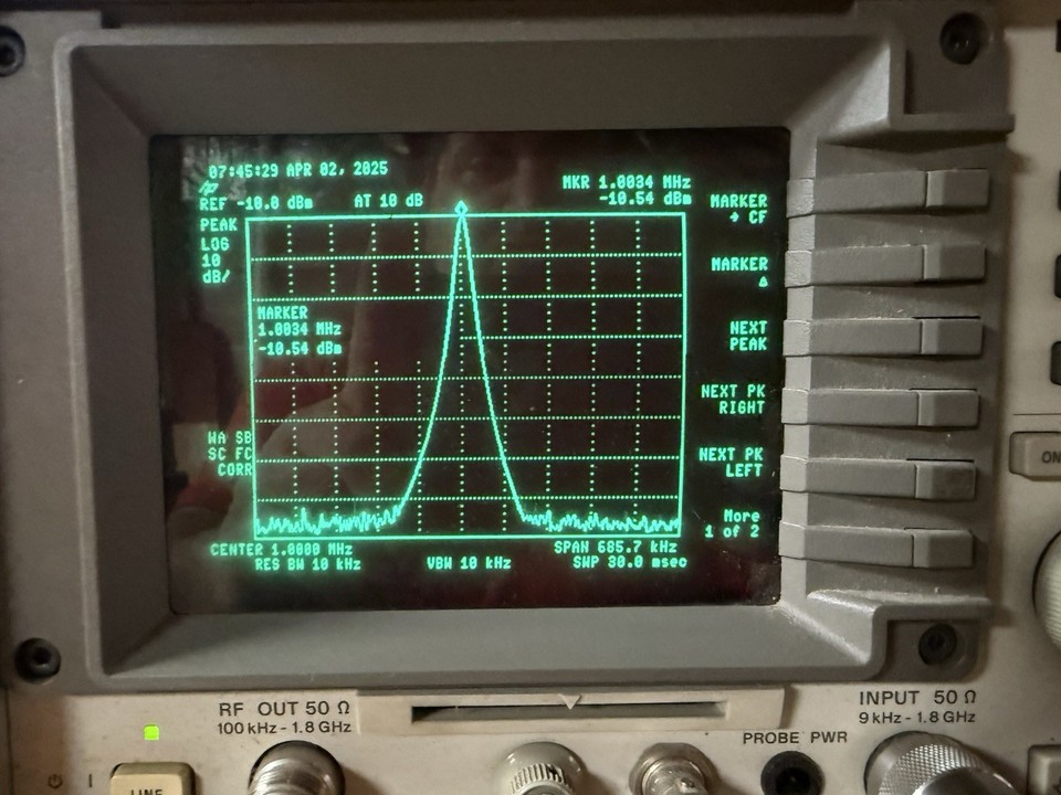 HP / Agilent 8591E 1.8GHz Spectrum Analyzer With Tracking Generator ...