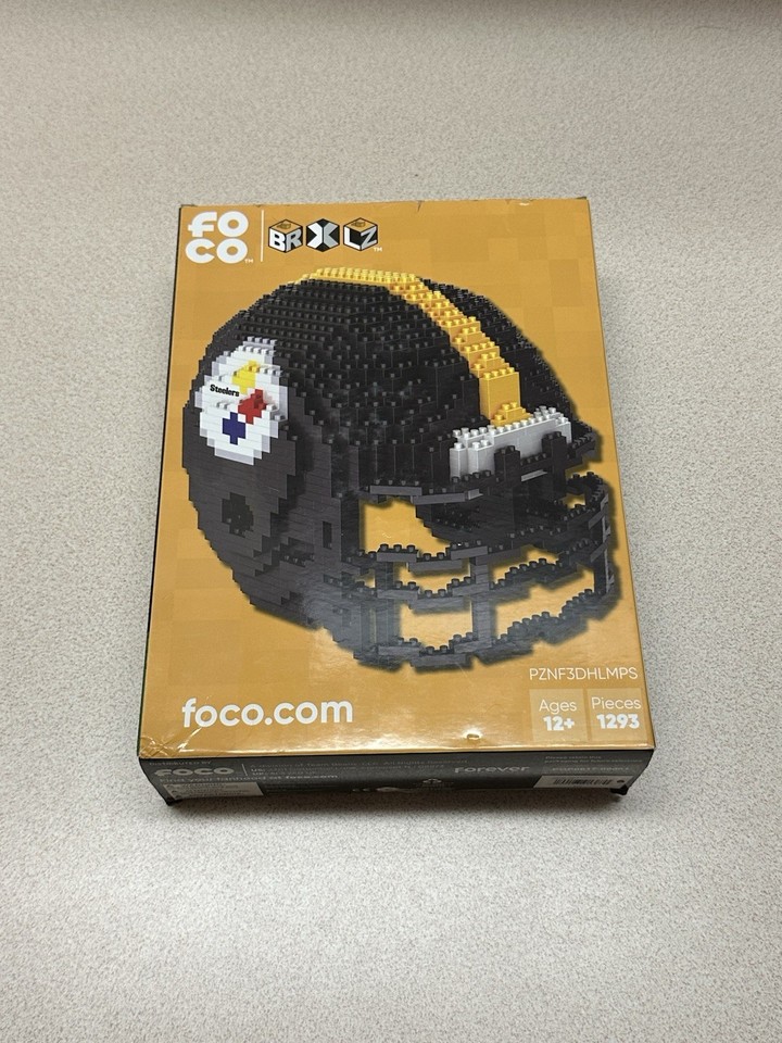 NFL BRXLZ Pittsburgh Steelers Team Helmet 1293 Piece 3D Block ...