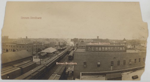Vintage 1910s Wholesale District Wichita Kansas Train Station Coal ...