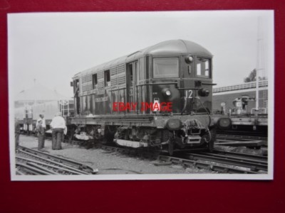 PHOTO LONDON TRANSPORT METROPOLITAN ELECTRIC LOCO NO 12 AT NEASDEN ...
