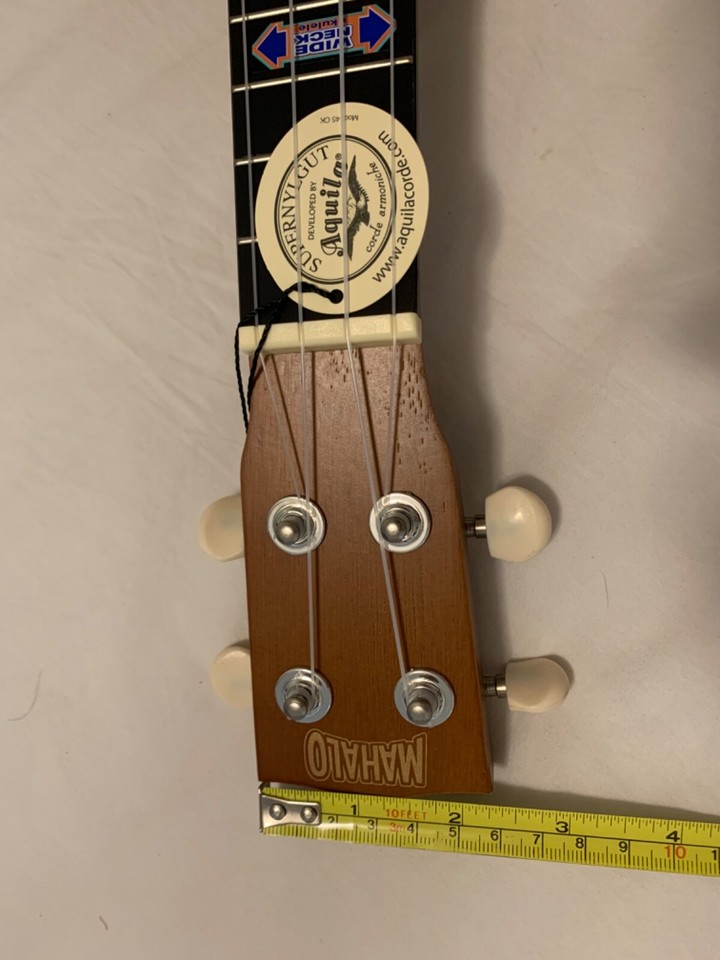 Mahalo MK1-PWTBR Kahiko Plus Soprano Ukulele. Wide Neck Trans Brown ...