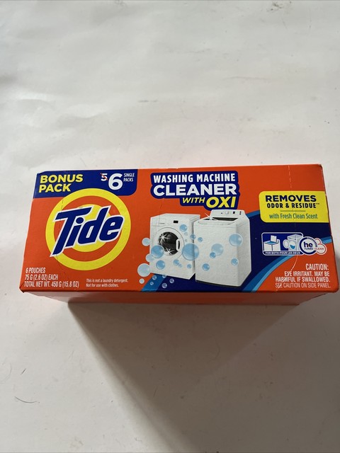 Washing Machine Cleaner by Tide Washer Cleaning Tablets for Front and ...