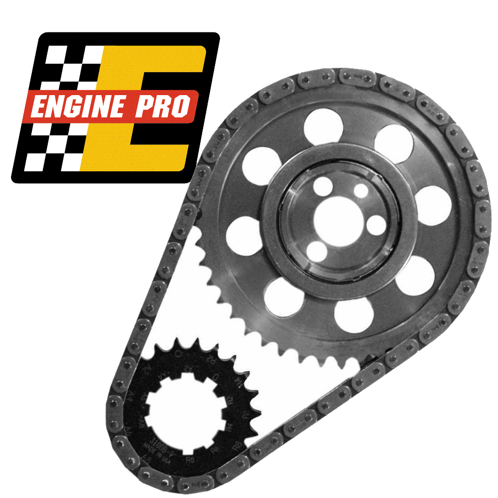 Engine Pro Adjustable Billet Roller Timing Chain Set for Chevrolet SBC ...