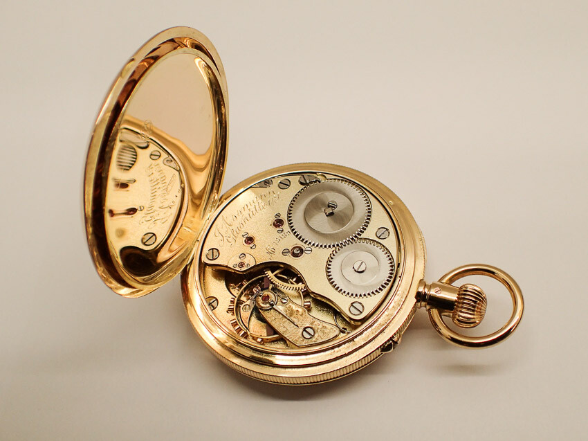 JULIUS ASSMANN GLASHÜTTE LEPINE GOLD TASCHENUHR 1A QUALITÄT 52mm 103g ...