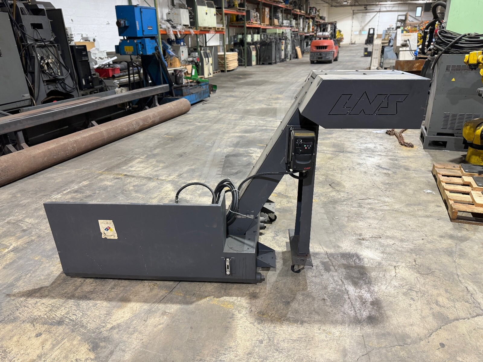 LNS Turbo HB Chip Conveyor with Filter Tray Model # 57508505 | eBay