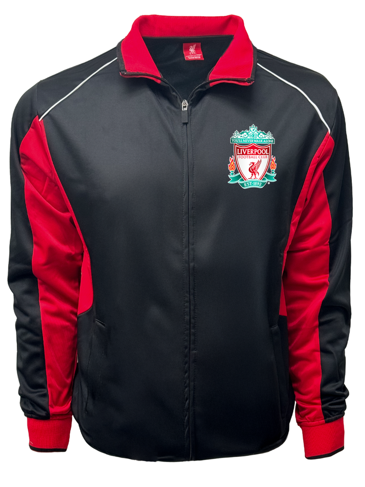 Official Liverpool FC Track Jacket - Icon Sports Licensed Football Top ...