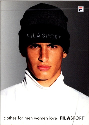 Postcard Fila Sport Male Model Women Love Advertising C109 | eBay