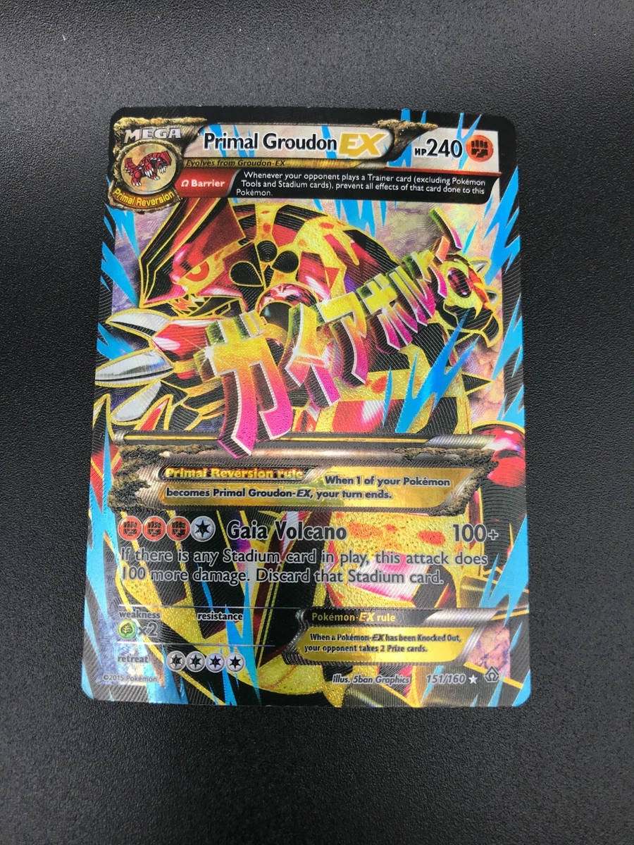 Carta Ex Mega Groudon