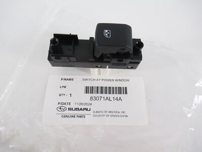 Genuine Subaru 83071AL14A Passenger Power Window Switch 15-19 Legacy ...