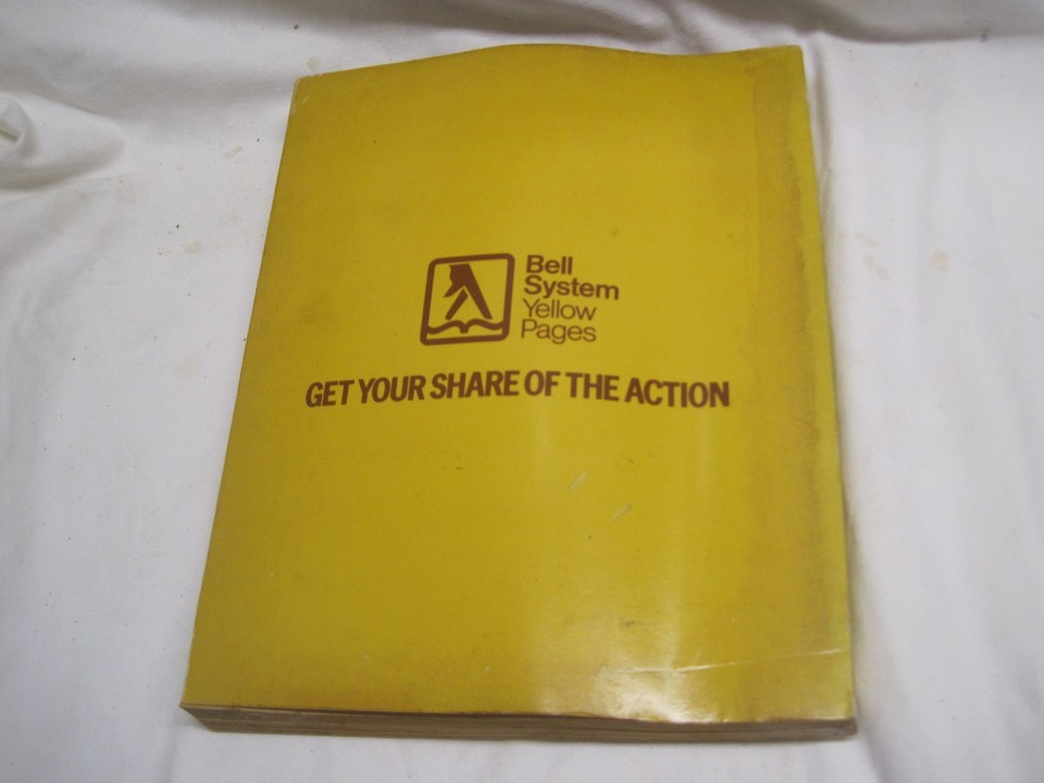 Vtge Southern Bell Phone Book "The Real Yellow Pages" Hollywood Florida ...