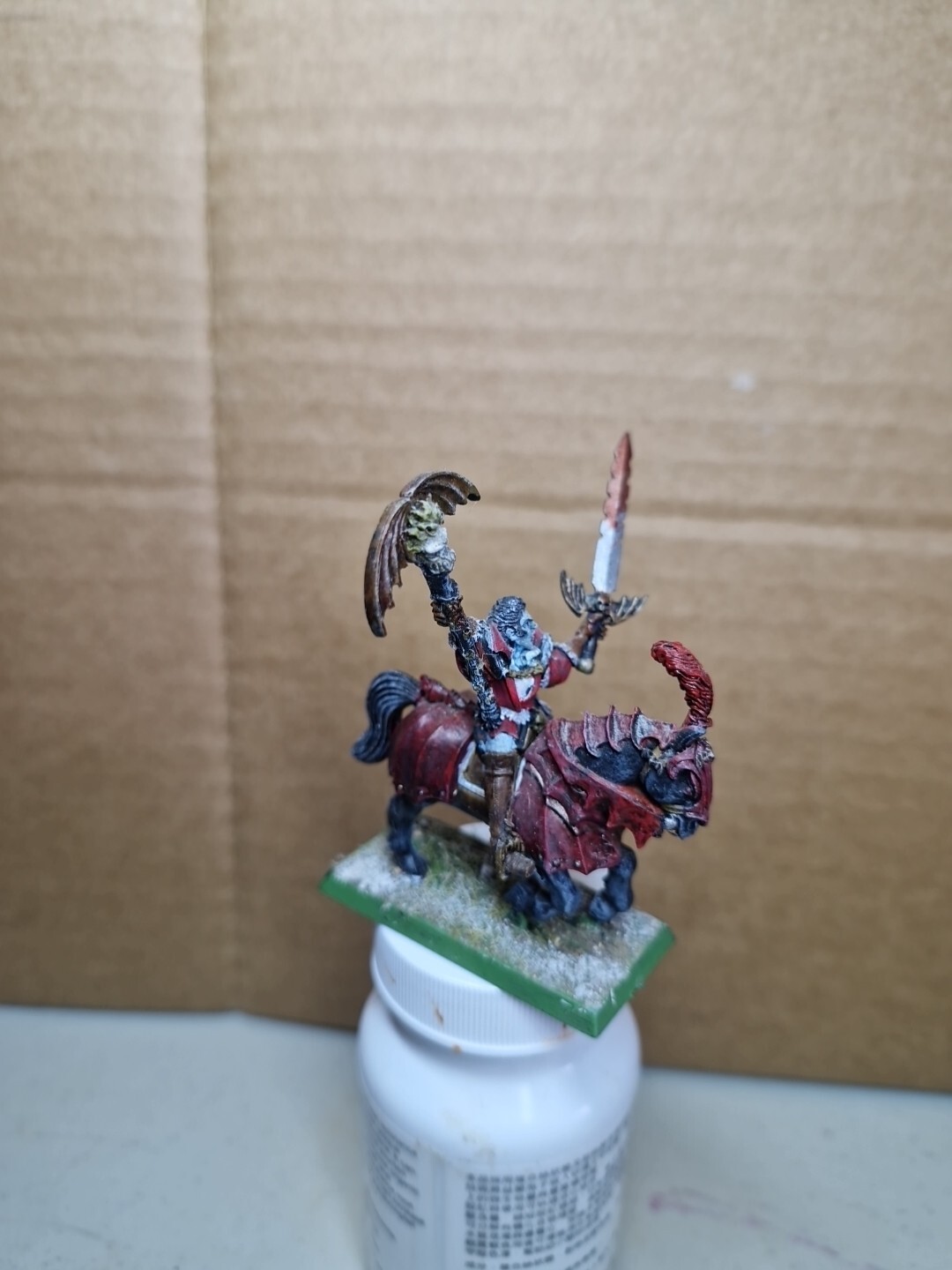Warhammer Fantasy AOS Vampire Counts Mounted Manfred Von Carstein OOP ...