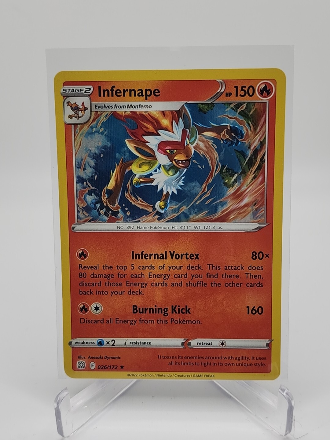 Infernape [Holo] 26/172 Pokémon TCG Brilliant Stars | eBay