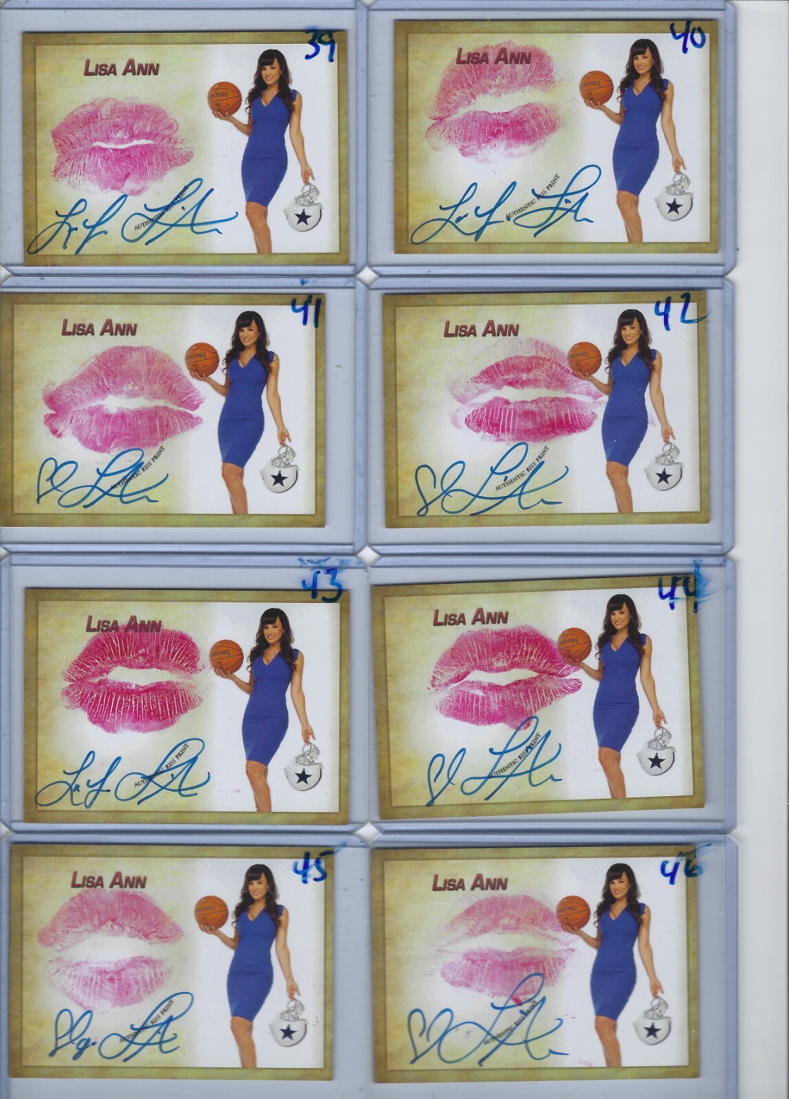 Lisa Ann Signed & Kissed Trading Card #41 Model Collector's Expo | eBay