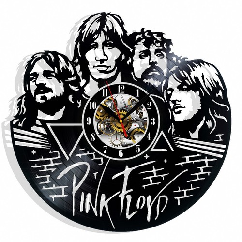 Pink Floyd Vinyl Wall Clock Gift Birthday Holiday Art Home Room Decor ...