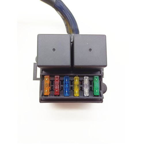Car Pre-Wired Fuse Relay Box 2Pcs 4-Pin 80A Relays 6 Fuses Waterproof ...