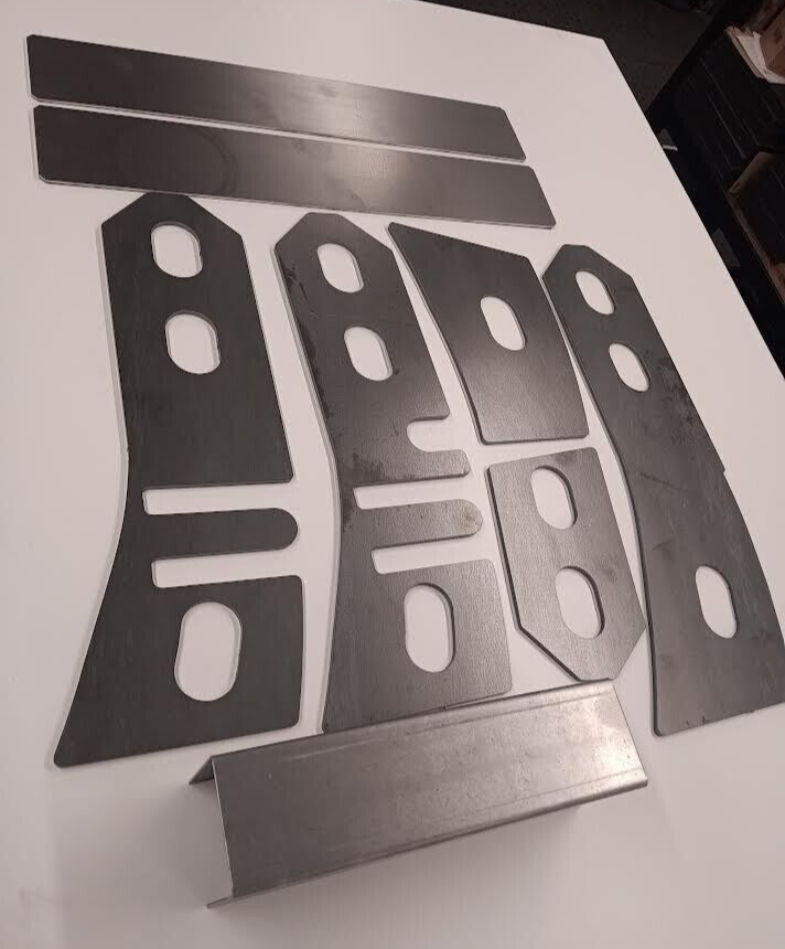 Nissan Navara D40 Chassis Repair Plate Kit Panel Rail Welding 5mm inc ...