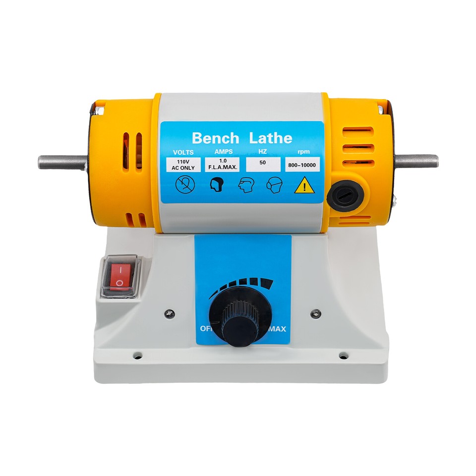 Pro Jewelry Bench Polisher Bench Lathe Polishing Buffer Grinder Buffing ...