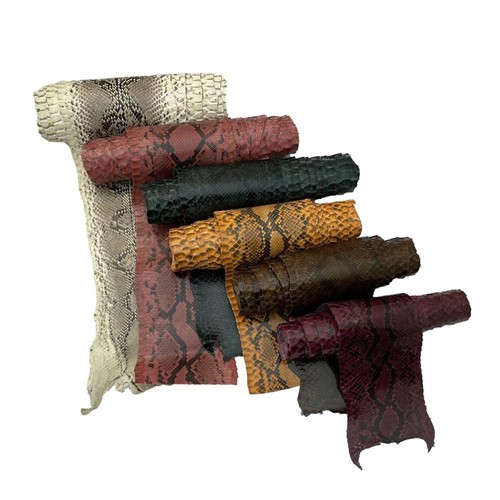 Large Exotic Python Snake Skin Leather - Real Hide | eBay