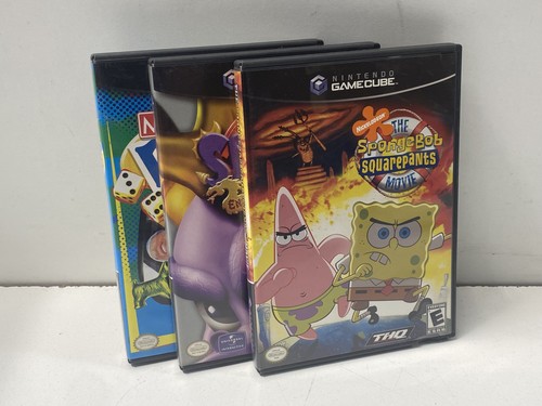 Nintendo GameCube Bundle: SpongeBob SquarePants the Movie, Spyro ...