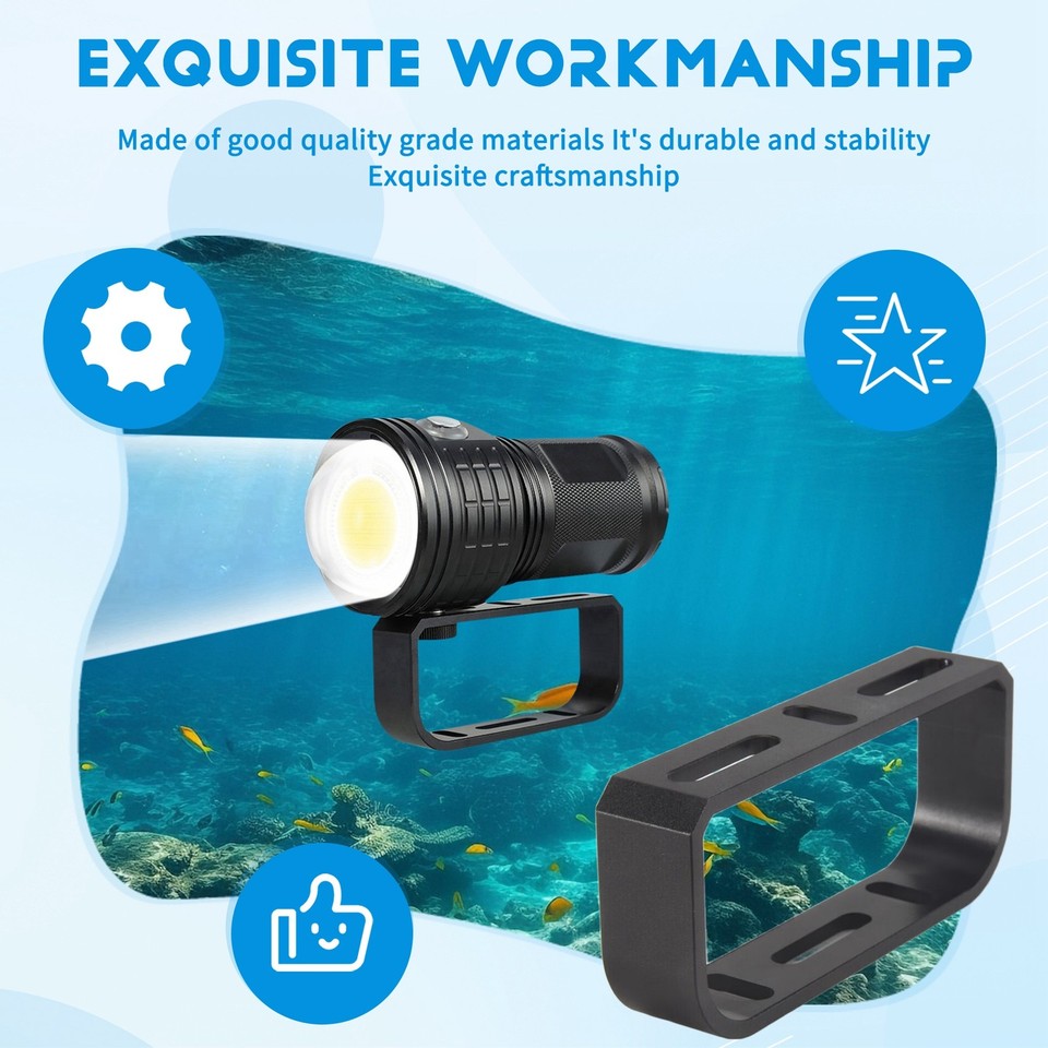 Professional Diving Photographic Flashlight Handle Mount Scuba Flash ...
