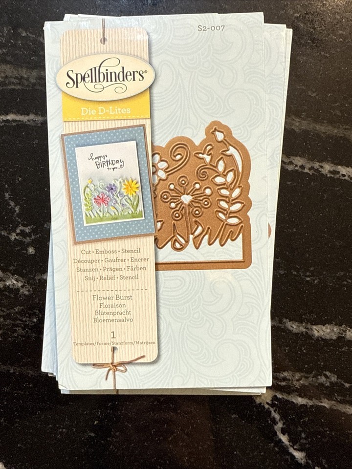Lot of 6 Spellbinders Die D Lites Cut Emboss And Stencil Sets New ...