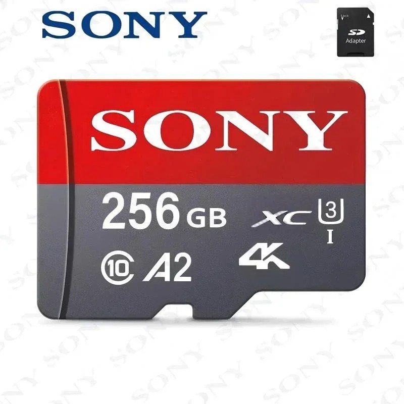Sony Micro SD Card 128GB 256GB 512GB 1TB U3 A2 Class 10 High Speed Work ...