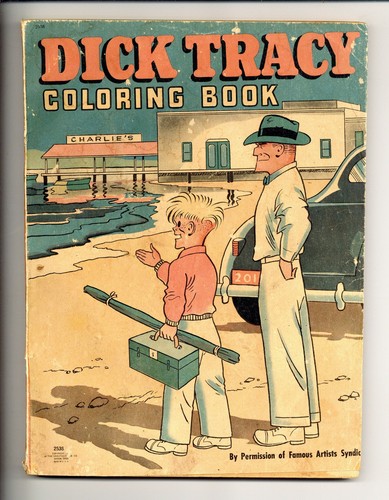Dick Tracy Coloring Book #1236 GD- 1.8 1946 | eBay