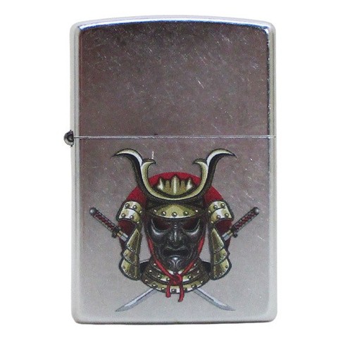 ZIPPO oil Lighter USA ZIPPO Japanese pattern series helmet sword Z207 ...