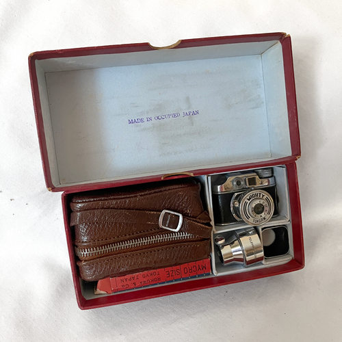 In Box, Vintage Toko Mighty Mini Camera Made In Occupied Japan, 1940s ...
