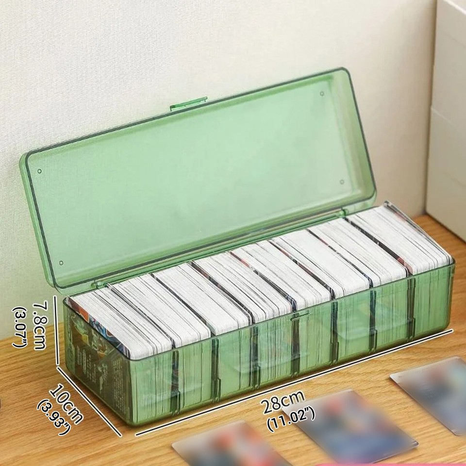 700 Count Plastic Trading Card Storage Boxes Sports Cards Case Baseball ...