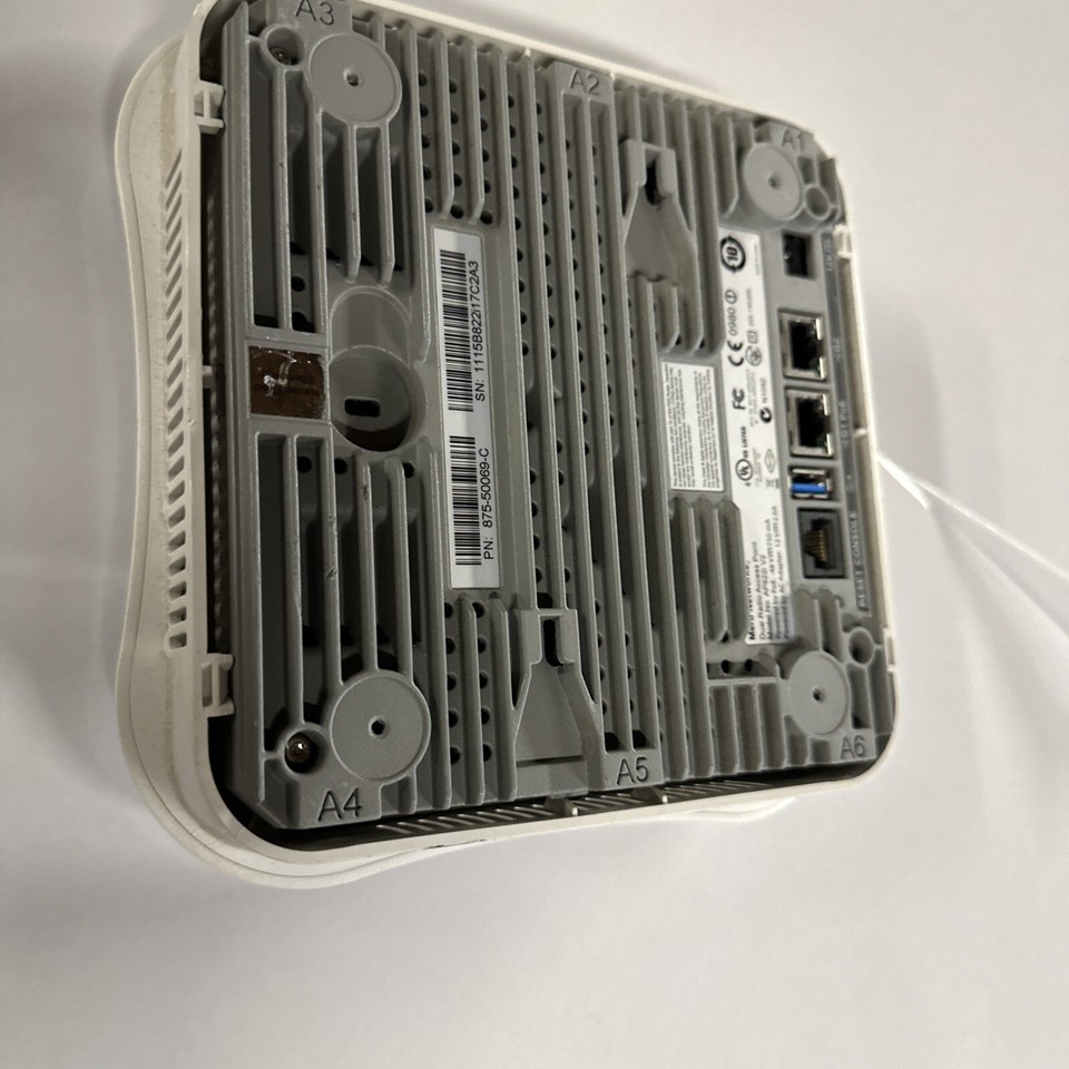 MERU NETWORKS AP822i V2 DUAL RADIO WIRELESS ACCESS POINT PoE WHITE 875 ...