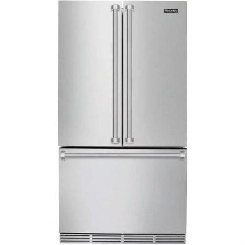 Viking 3 Series 36" 22.1 Cu.Ft Counter Depth French-Door Refrigerator ...