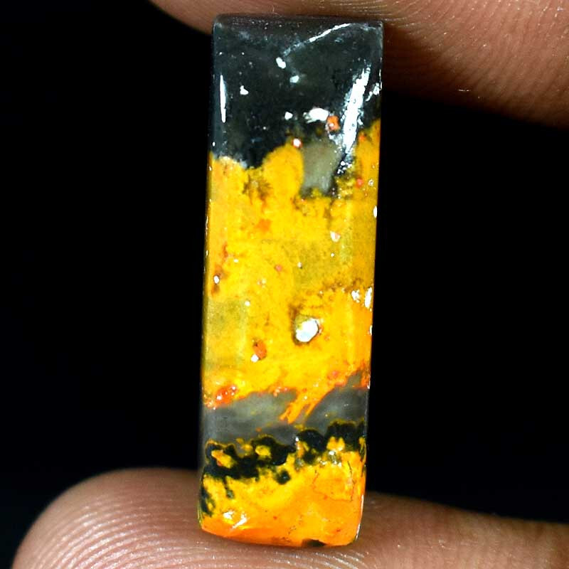Bumble Bee Jasper Cushion Cabochon 100% Natural Gemstone 13.10Cts 08X ...