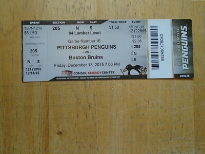 Connor Sheary 1st NHL Goal Ticket | eBay