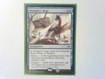 Monastery Siege Fate Reforged - Magic the Gathering mtg - Blue | eBay