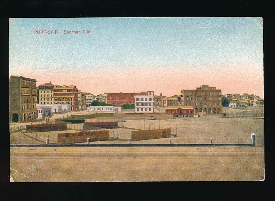 Egypt PORT SAID Sporting Club WW1 OAS active service PPC | eBay UK