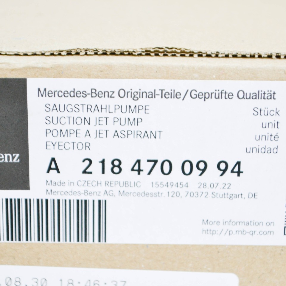 NEW MERCEDES BENZ C W204 FUEL TANK LEFT SUCTION JET PUMP A2184700994 ...