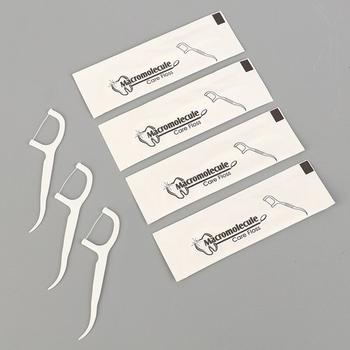 50/100 Pack Dental Floss Picks Individually Wrapped Floss Single Bag ...