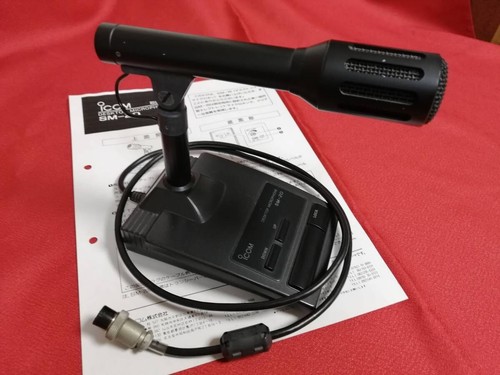 Icom SM-20 Desktop Stand Microphone Amateur Ham Radio Working Tested | eBay