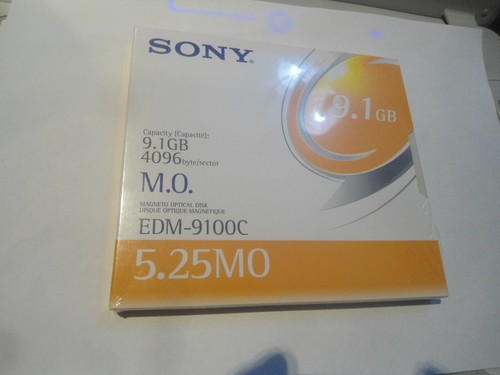 SONY EDM-9100C - DISCO MAGNETO OTTICO REWRITABLE 5.25" 9,1 GB MO 4096 ...
