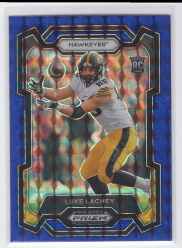 #141 2024 Prizm Draft Picks Blue Mosaic Luke Lachey Rookie 79/99 | eBay
