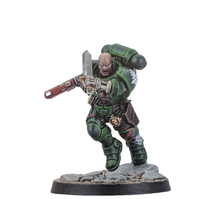 Warhammer 40k Space Marine Heroes - Kill Team Dark Angels - Lieutenant ...