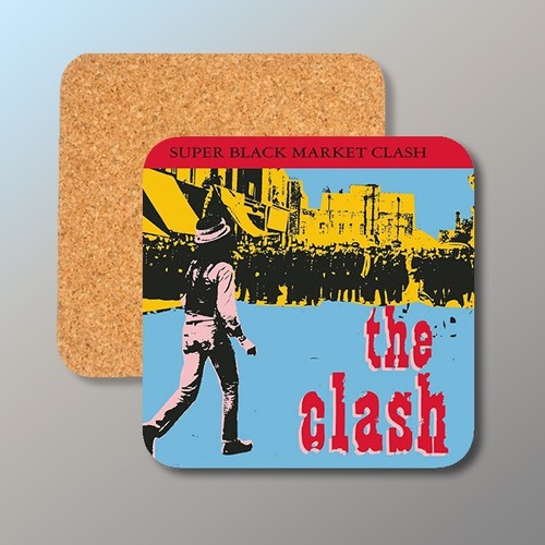 The Clash - Cost Of Living EP - cork backed coaster - FREE shipping | eBay